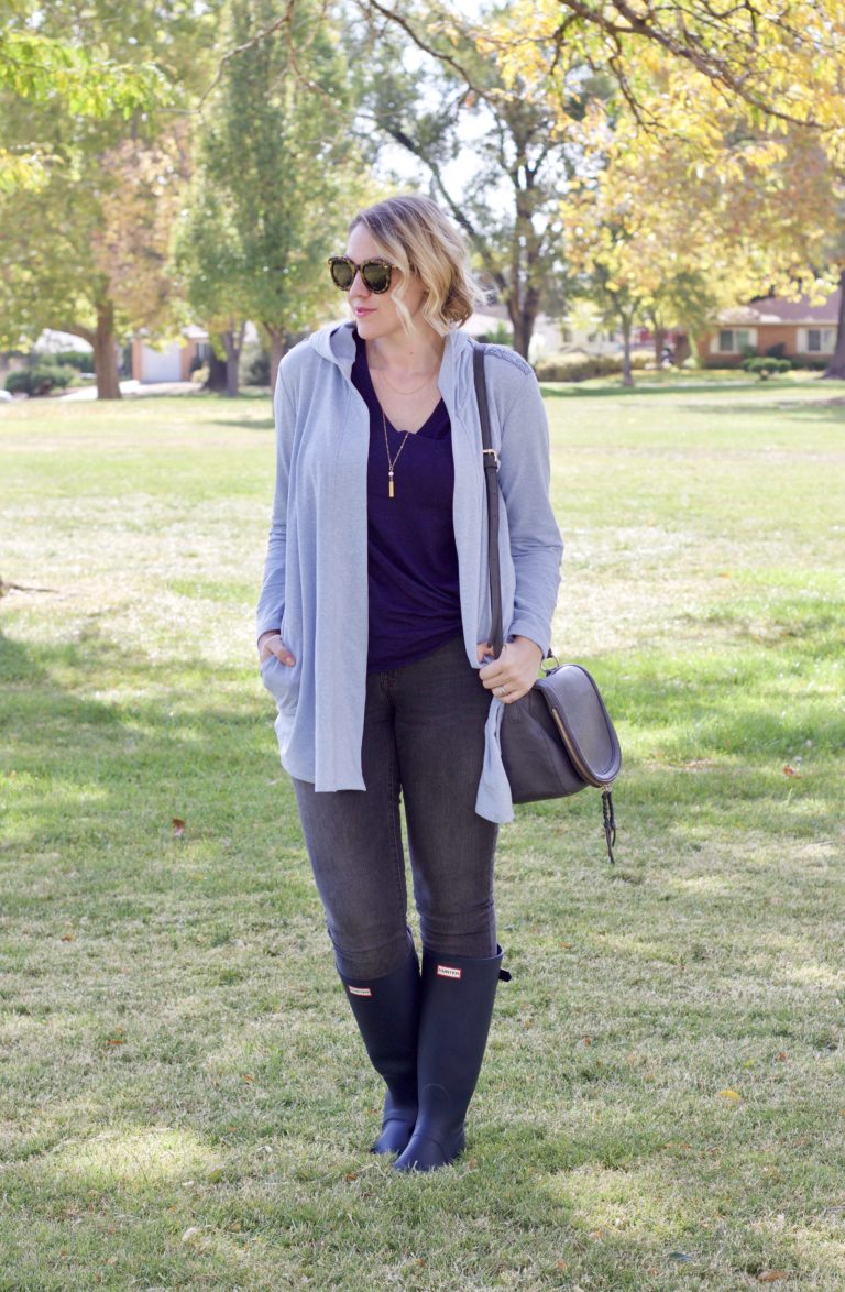 How to Style Hunter Boots For Fall - Middle of Somewhere