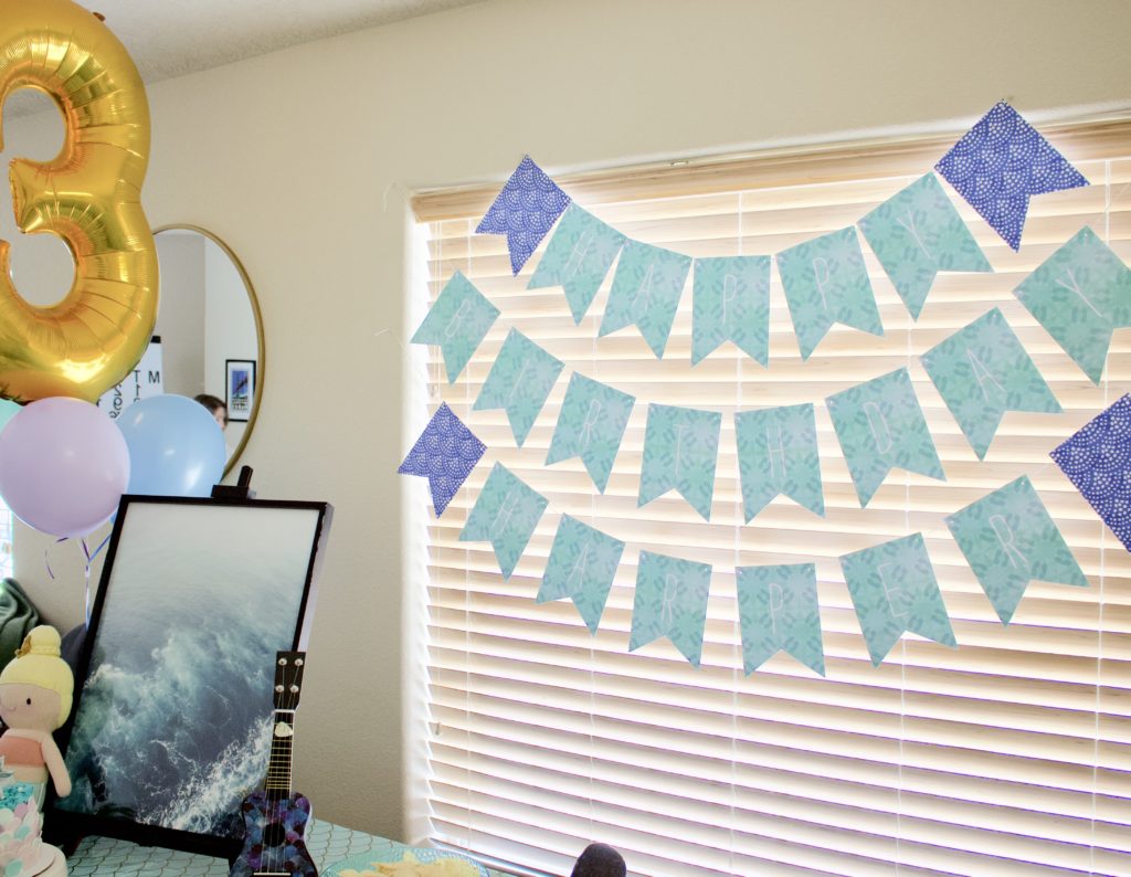 Harper's Mermaid Themed 3rd Birthday Party - Middle of Somewhere